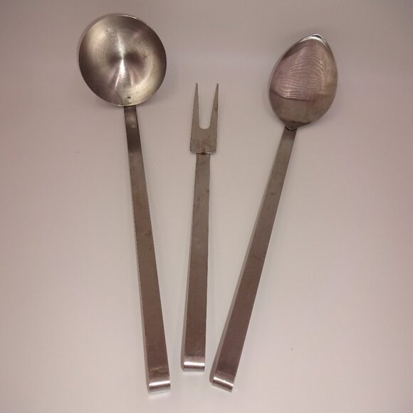 Metro | Kitchen | Vintage 3 Pc Set Metro Stainless Steel Cooking ...